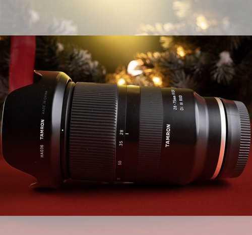 Объектив Tamron 28 75mm f2.8 Di III RXD для Sony