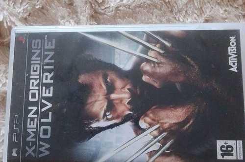 Диск для psp X-Men origins Wolverine лицензия