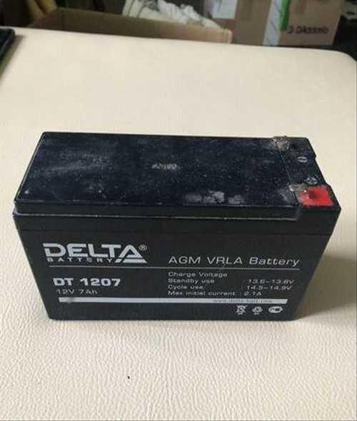 Аккумулятор для ибп Delta DT 1207