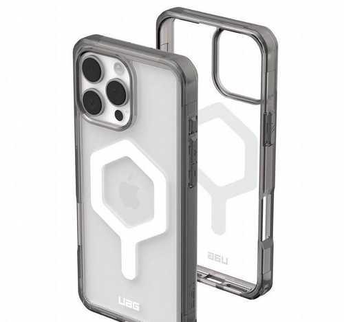 Чехол Uag Plyo 16 Pro/Max (Ash/White)