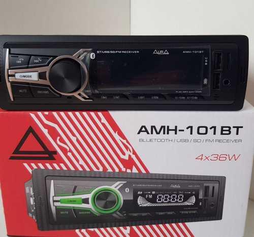 Авто магнитола Aura AMH-101BT USB, Bluetooth