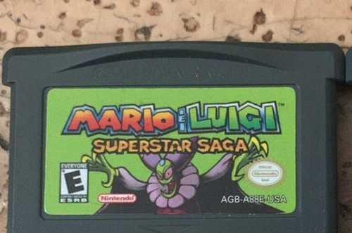 GB Advance Mario Luigi superstar saga (USA)