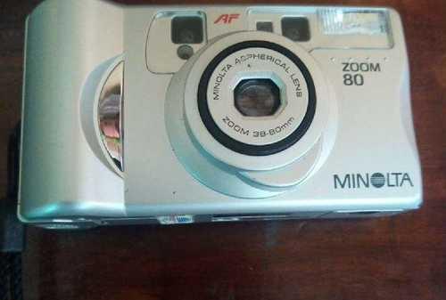 Плёночный фотоаппарат Minolta zoom 80