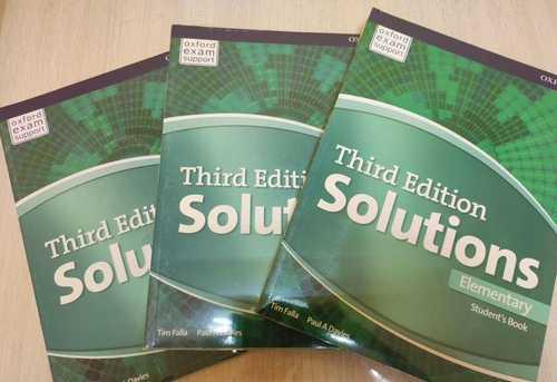 Учебник и рабочая тетрадь Solutions Elementary