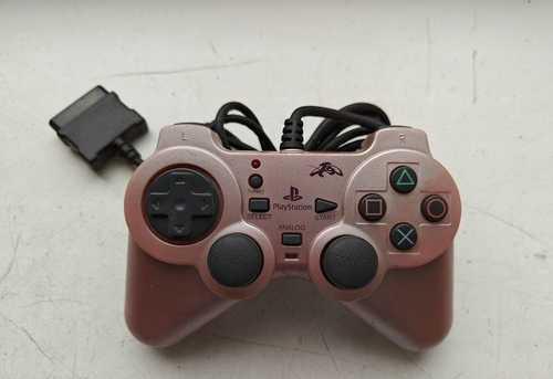 PS2 Fujiwork Analog Rensya Controller Rose