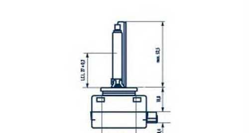 Лампа D1S 85V 35W PK32d-2 (картон 1 шт), narva