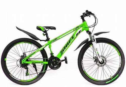 Велосипед горный shift 26" MD зеленый (2024)