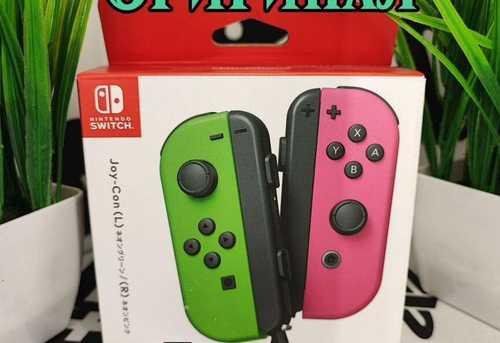 Nintendo Joy-con Pink/Green Новые