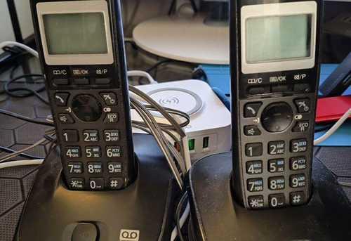 Телефоны dect panasonic в паре связанные 2 шт