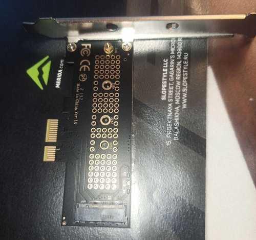 Контроллер PCI-E M2 SSD