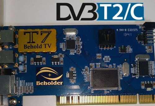 DVB-T2/C Тв тюнер behold tv T7