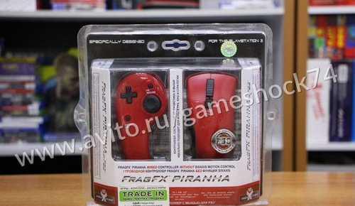 Джойстик проводной Frag FX Piranha PS3 (Red)