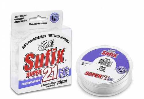 Sufix super 21 fluorocarbon 150м. 0.30мм. clear
