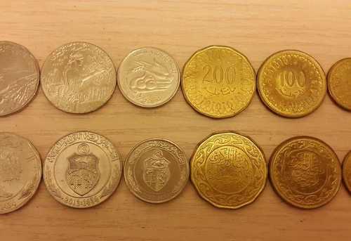 Набор 6 монет Туниса-2013г