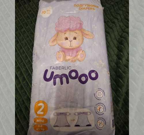 Подгузники Faberlic Umooo 3-6 кг