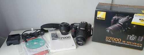 Зеркальный фотоаппарат nikon d7000 18-55 + 35 1.8