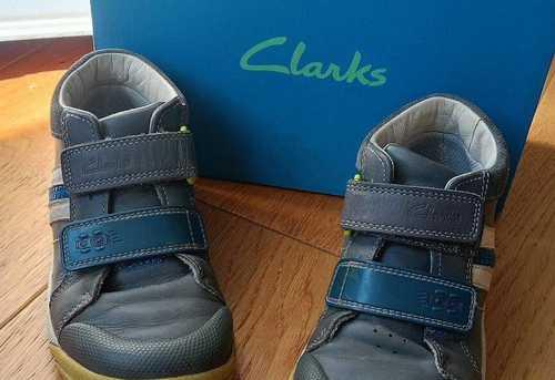 Кожанные ботинки Clarks 29 размер