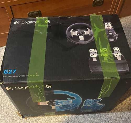 Игровой руль logitech g27 с кпп