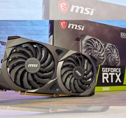 Видеокарта MSI GeForce RTX 3060 ventus 2X OC