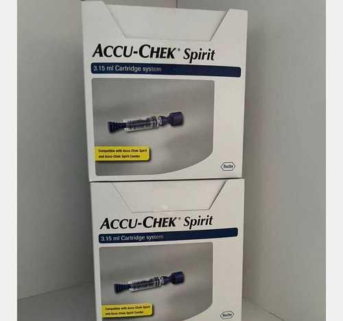 Картридж accu chek spirit