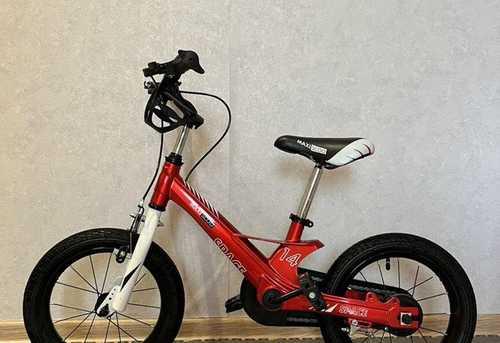 Детский велосипед MaxiScoo Space 14 легкий