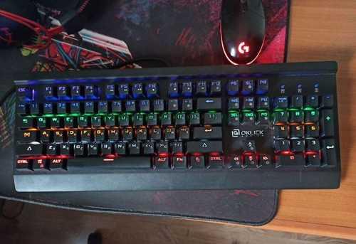 Игровая механика клавиатура Oklick 920G iron edge