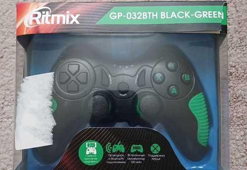Беспроводной геймпад Ritmix GP-032BTH Black/Green
