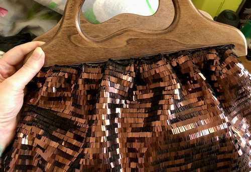 Винтажная сумочка с деревянными ручками