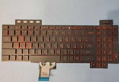 Клавиатура красные кнопки, с подсветкой FX504