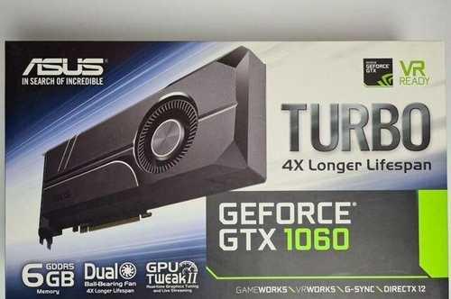 Asus GeForce GTX 1060 turbo 6Гб