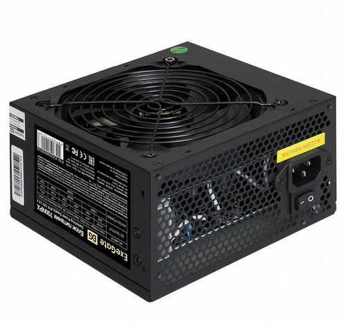 Блок питания 700W ExeGate 700NPX (ATX, 12cm fan, 24pin, 2x(4 4)pin, 2xPCI-E, 5xsata, 3xIDE, black)