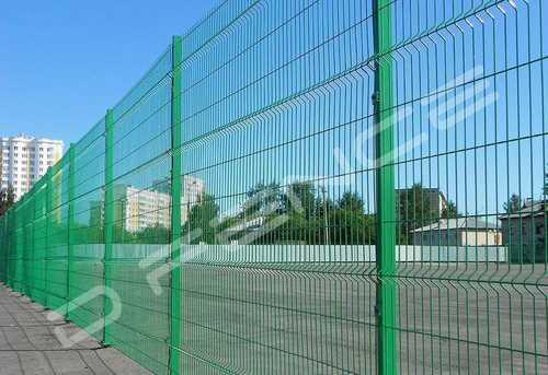 Забор 3D сетка, 3Д панель 2,64х1,5 м, д.3/4 мм, Zn