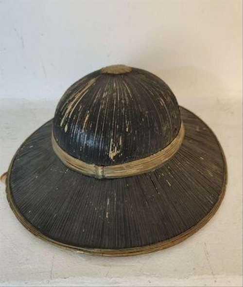 Винтажная Шляпа. Соломенная шляпа. Индокитай