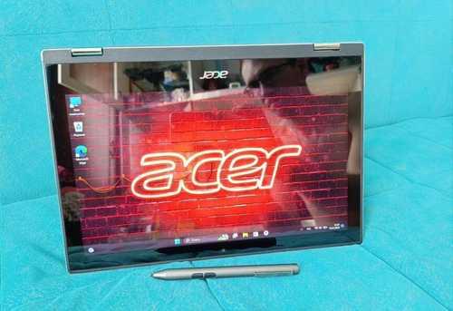 Ультрабук трансформер Acer Spin/2 ядра/4гб/металл