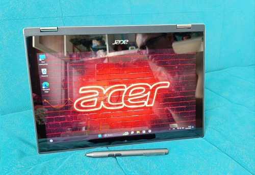 Ультрабук трансформер Acer Spin/2 ядра/4гб/металл