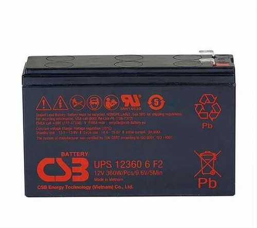 Аккумулятор CSB UPS 12360 6 F2 новый