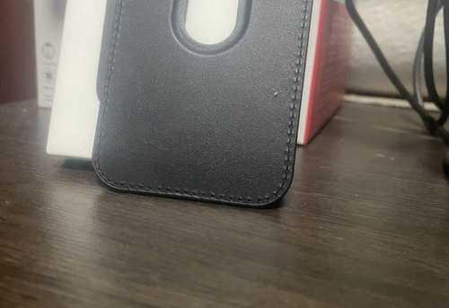 Картхолдер apple Leather Wallet MagSafe