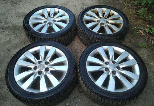 R17 5x114.3 Диски Зима 225/45 Maxxis