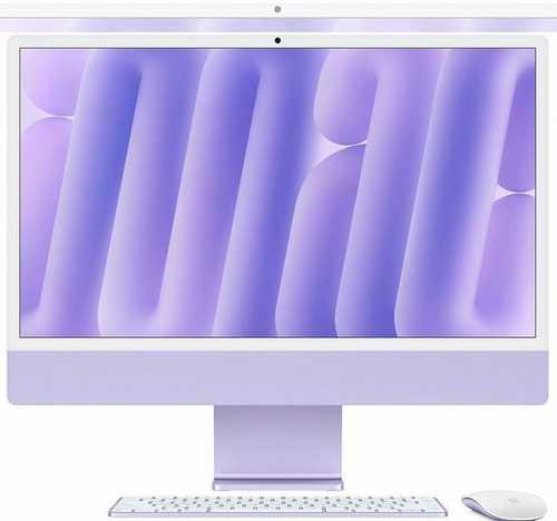 Apple iMac 24" M4 CPU 10-Core, GPU 10-Core, 24GB, 512GB, 2024 Purple Z19Q0001H