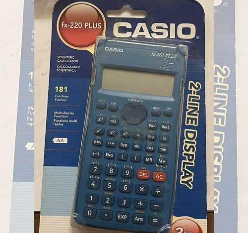 Инженерный калькулятор casio fx-220 plus