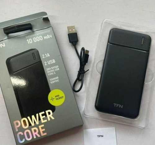 Powerbank TFN 10000 мАч новый