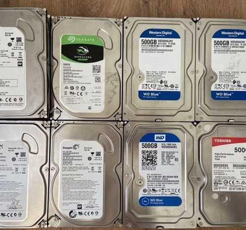 HDD 500Gb 7200 WD toshiba seagate