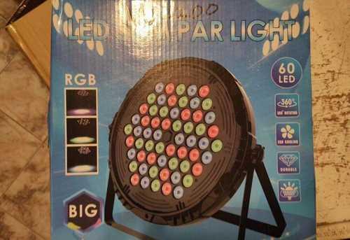Прожектор LED 84 112 вт RGB