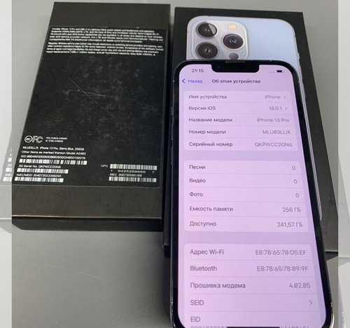 iPhone 13 Pro, 256 ГБ