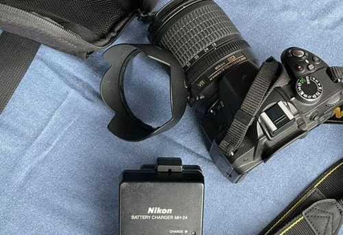 Фотоаппарат Nikon d3200 + обьектив AF-S 18-105 mm