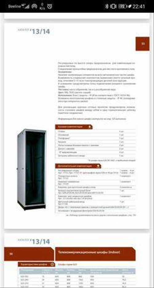 Серверный шкаф конструктив 623-42U сммм