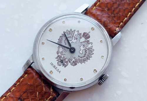 Часы мужские Победа Белая Империя Механика СССР 91