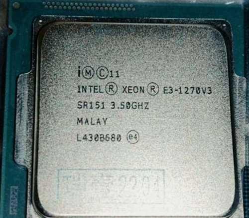 Xeon E3-1270v3 (i7-4770) s1150 (2шт)