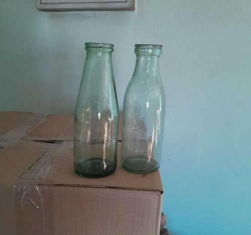 Советские молочные бутылки