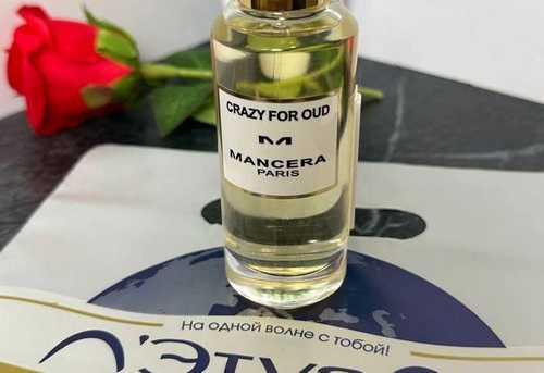 Mancera Crazy For Oud 57 мл(с витрины) парф вода